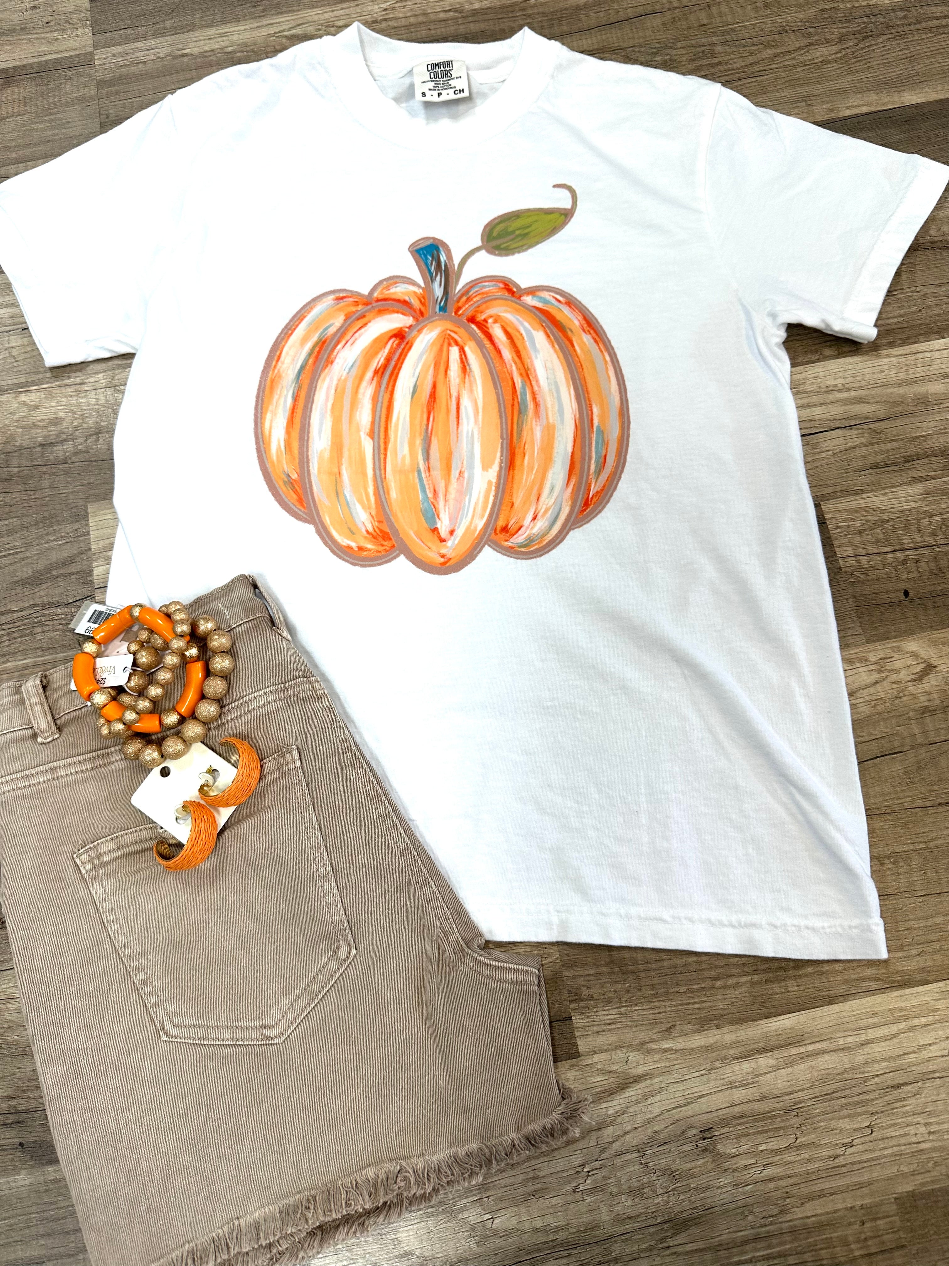 Orange Brush Stroke Pumpkin – Uniquely Southern Boutique & Gift