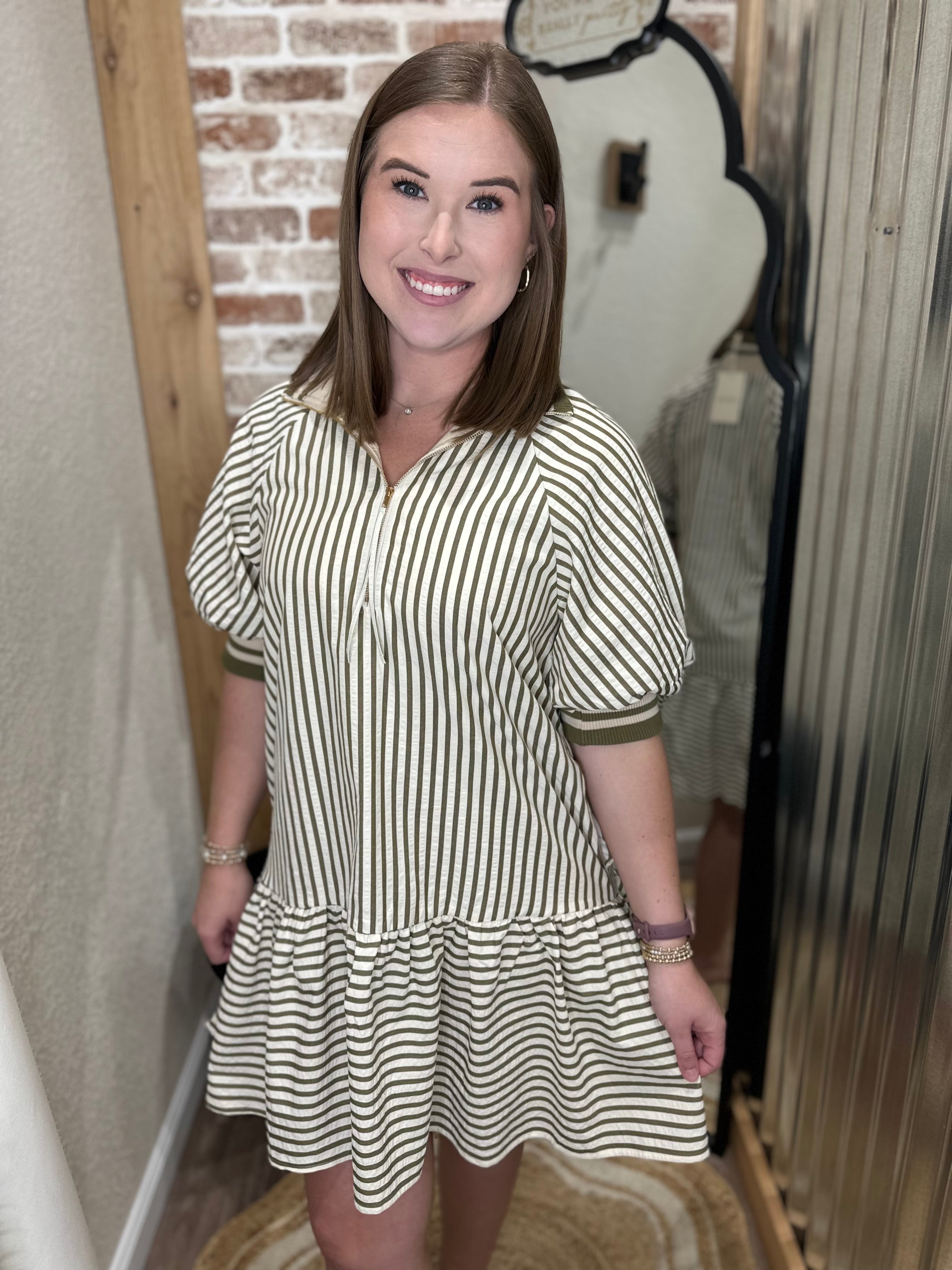 Cora Stripped Dress – Uniquely Southern Boutique & Gift